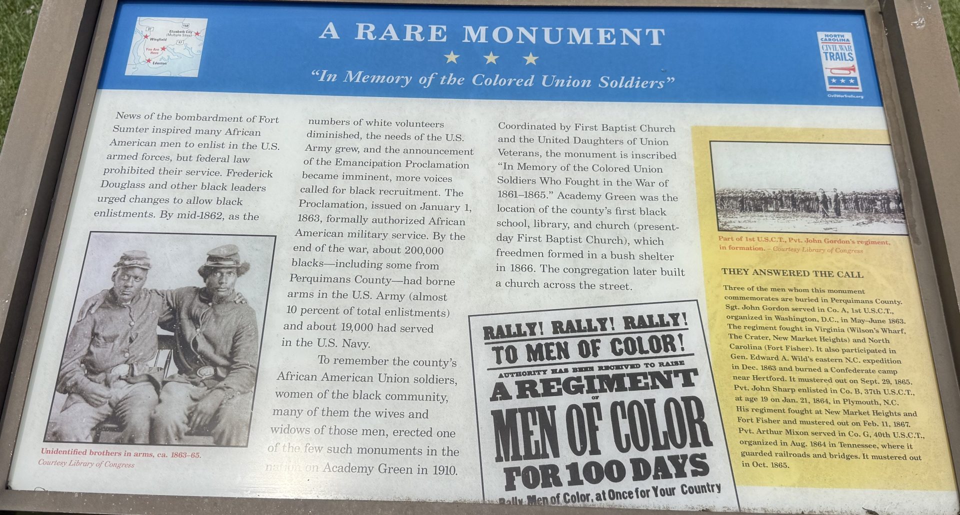 A RARE MONUMENT MEMORIAL PANEL - National War Memorial Registry